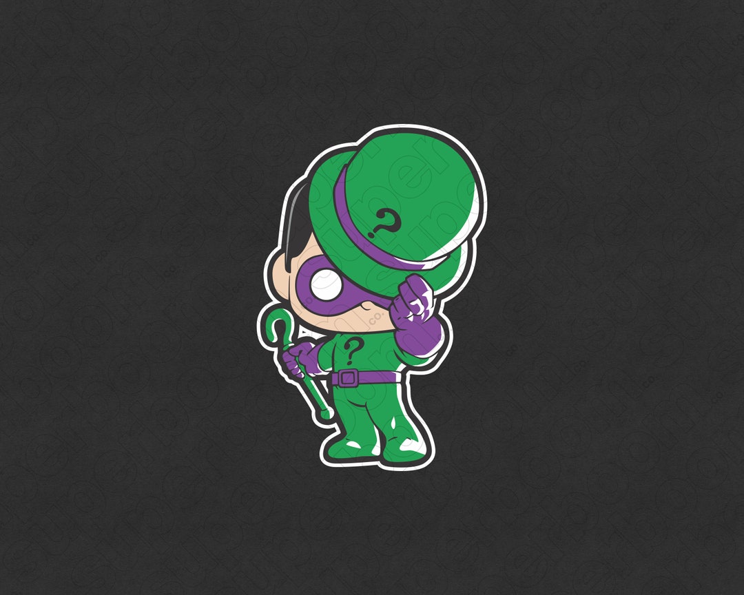 DC the Riddler Vector Art Digital Instant Download Scalable Printable ...