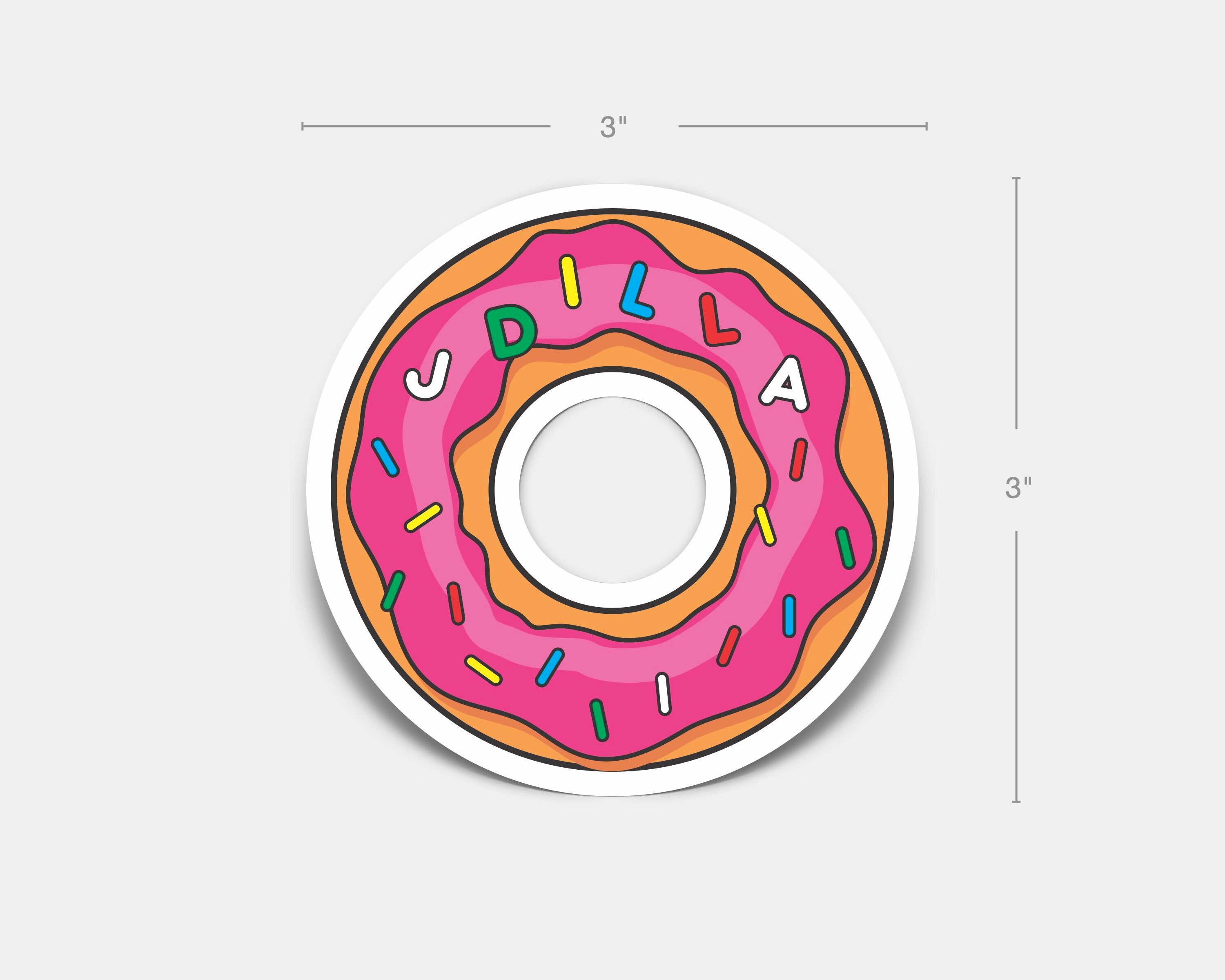 J Dilla Jay Dee Donuts 3 Sticker Pack - Etsy