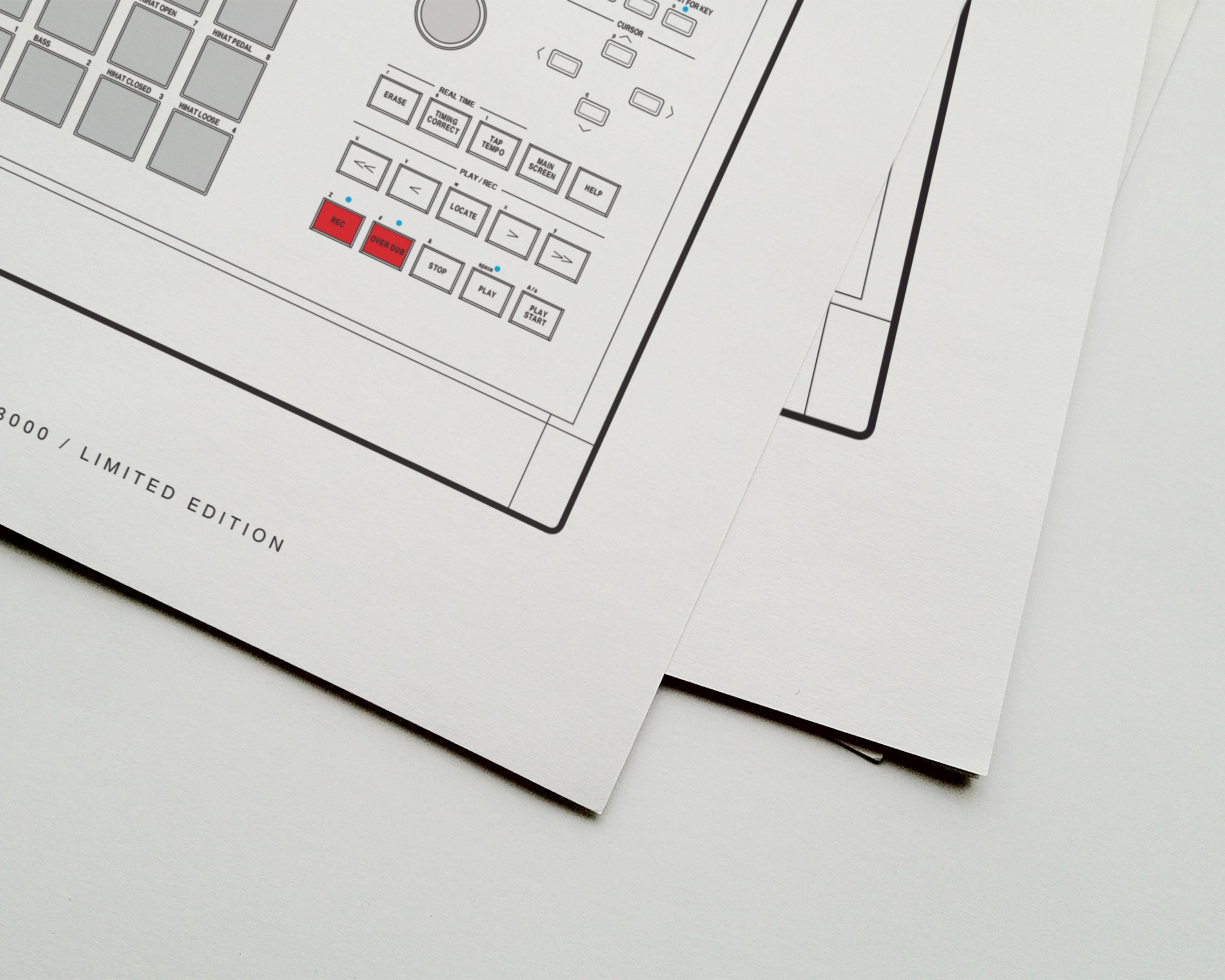 AKAI MPC 3000 - Limited Edition - J Dilla - Drum Machine - Minimalist ...