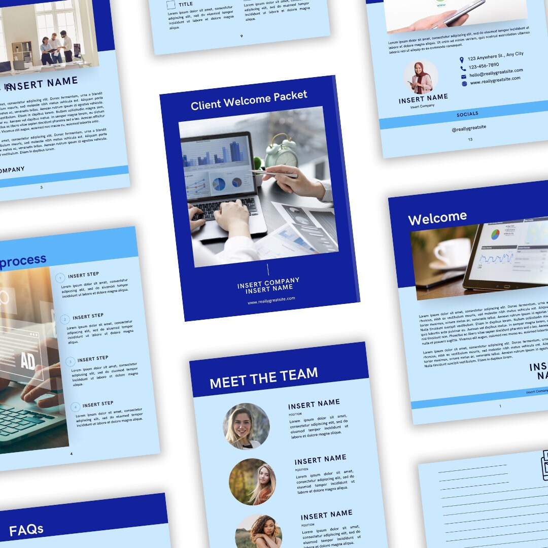 New Client Welcome Packet - Onboarding Packet - Business Introduction ...