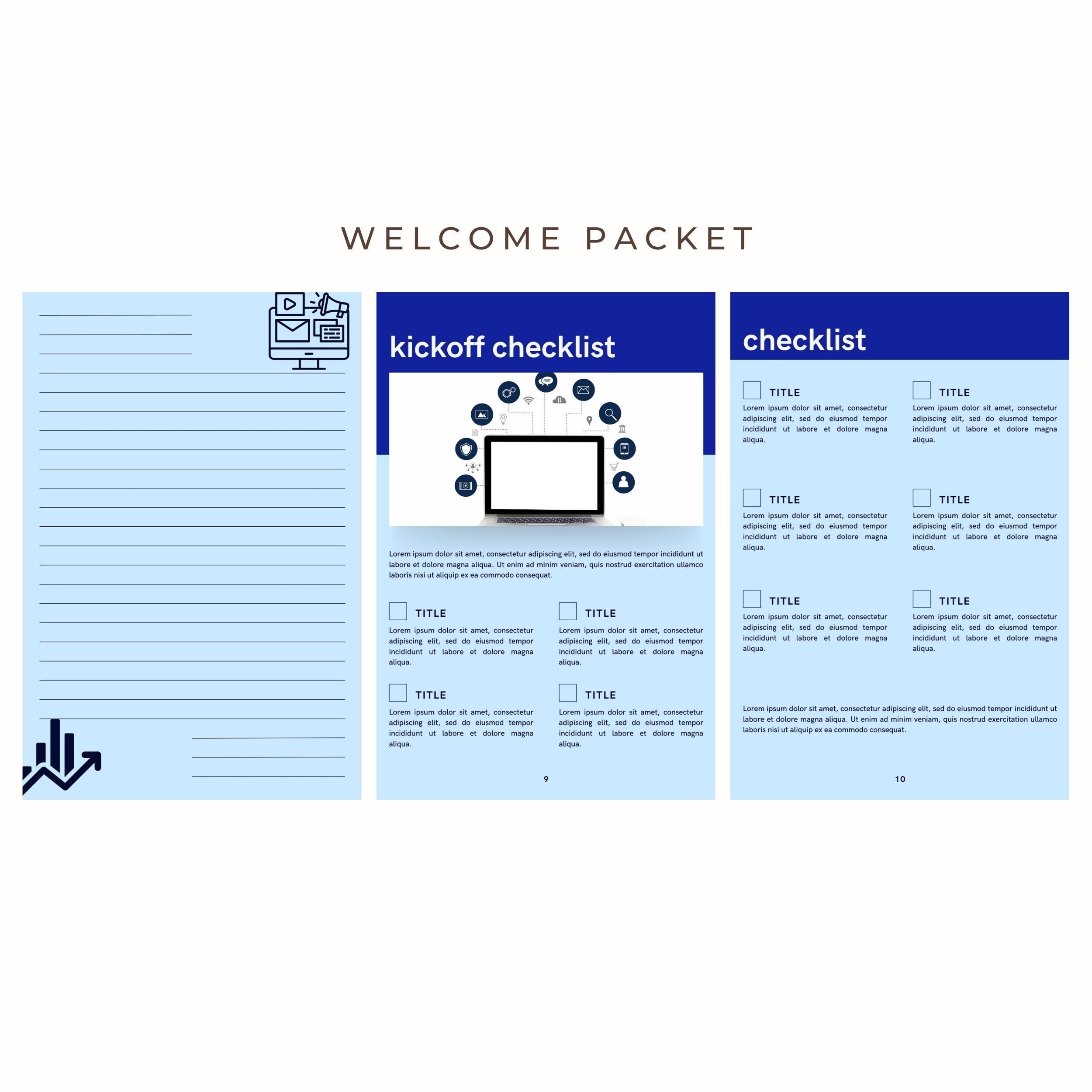 New Client Welcome Packet Onboarding Packet Business - Etsy
