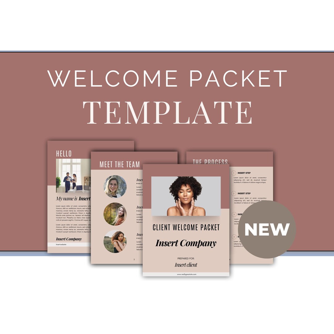 New Client Welcome Packet Onboarding Packet Business Introduction ...