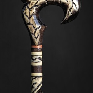 Gothic Fantasy Forest Fancy Walking Stick With Comfortable Handle - Etsy