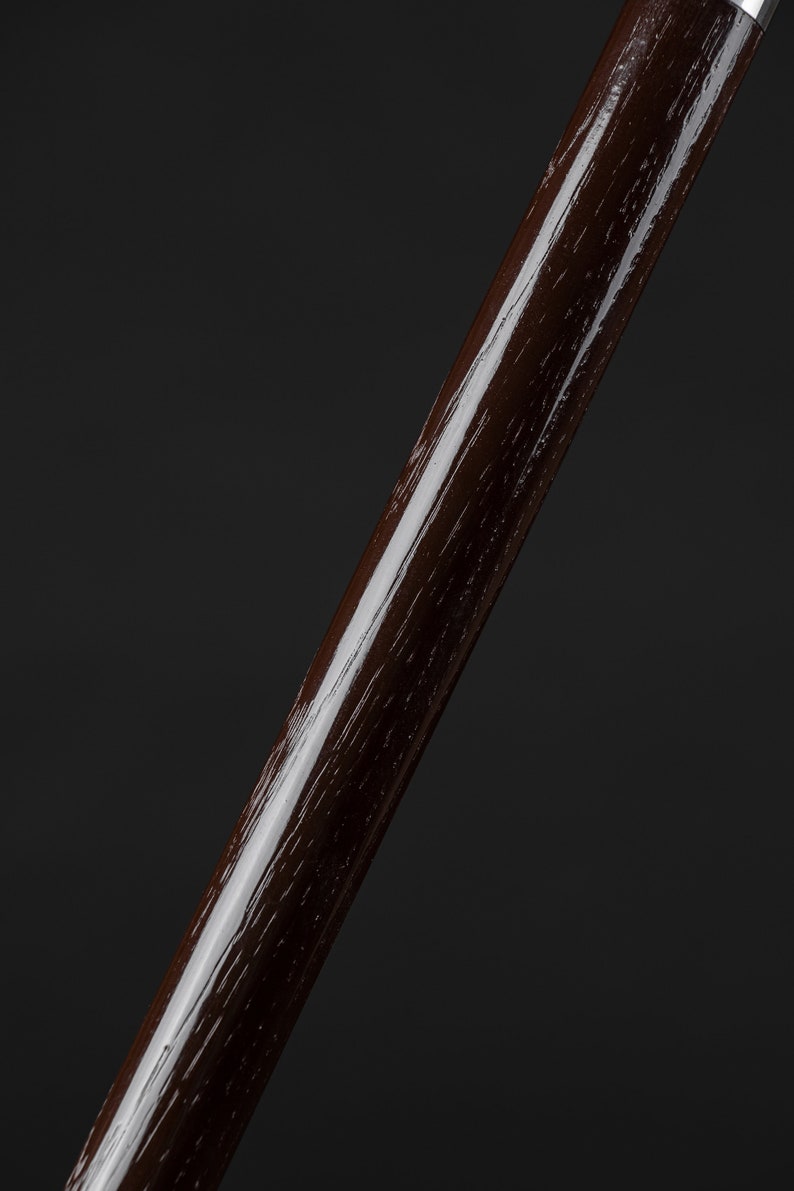 Antique Fancy Walking Stick Top Oak Shaft Presentation - Etsy