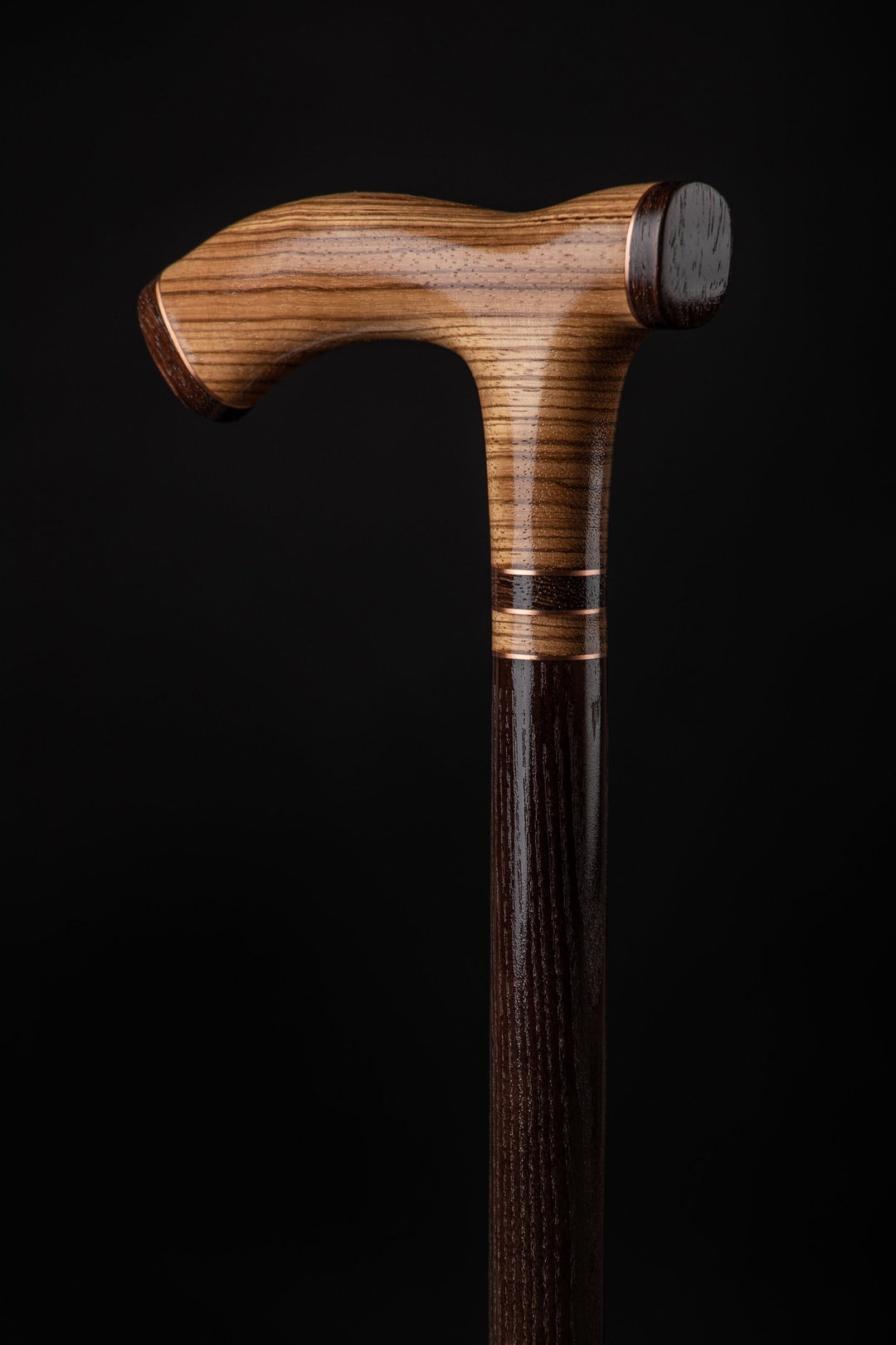 Fritz Style Handle Walking Cane Classy Walking Stick Hardwood Derby ...