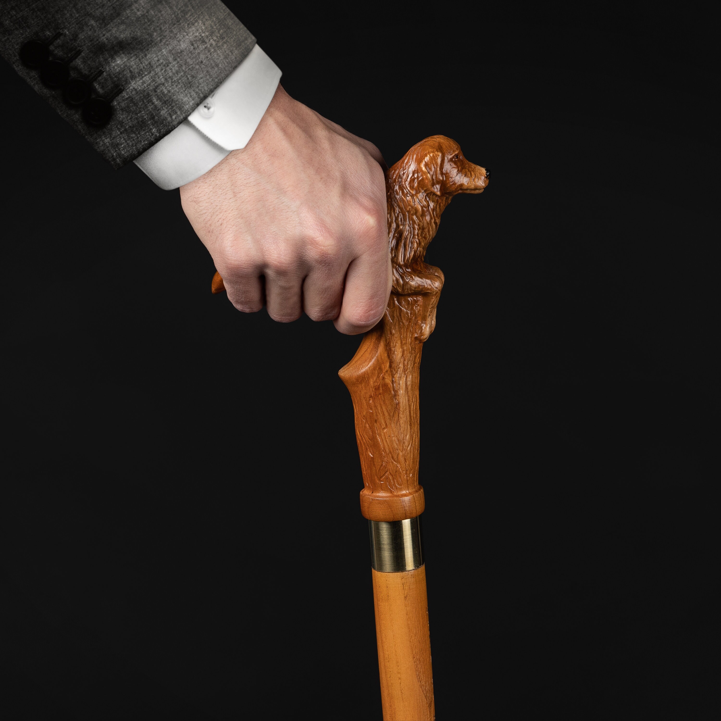 Comfort Grip Golden Retriever Walking Cane, Ergonomic Walking Stick ...