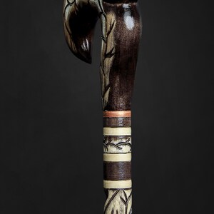 Gothic Fantasy Forest Fancy Walking Stick With Comfortable Handle - Etsy