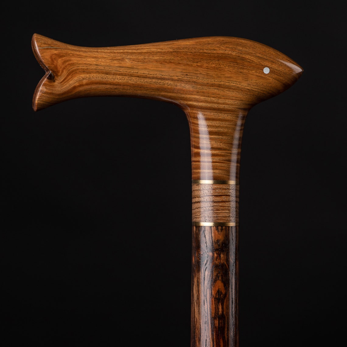 Elegant Walking Canes for Tall Men and Women Hand Carved Design Fish ...