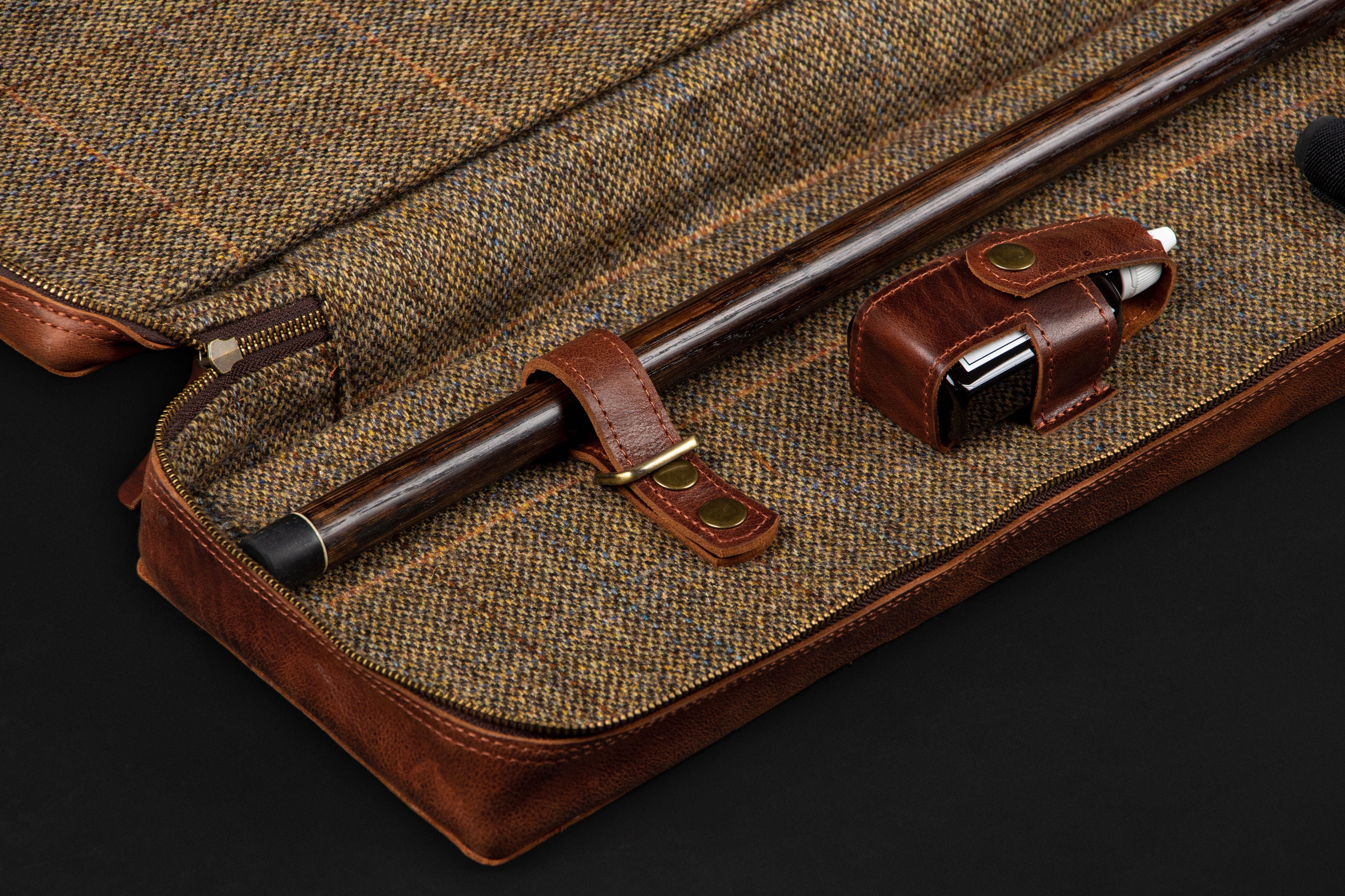 Case for Walking Cane and Stick With Polished Wax and 4 Rubber - Etsy