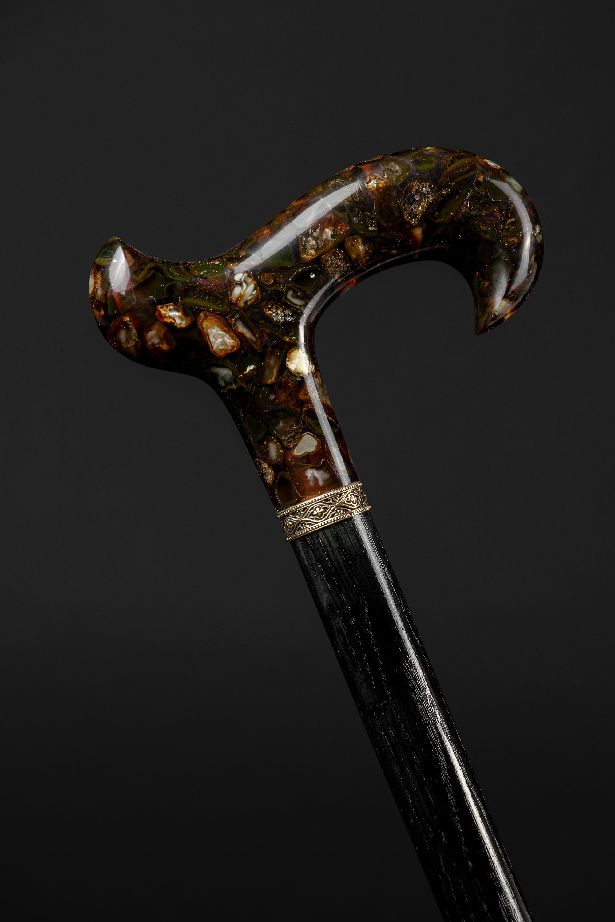 Amber Hanndle Spectacular, Modern-inspired Walking Cane, Luxury Walking ...