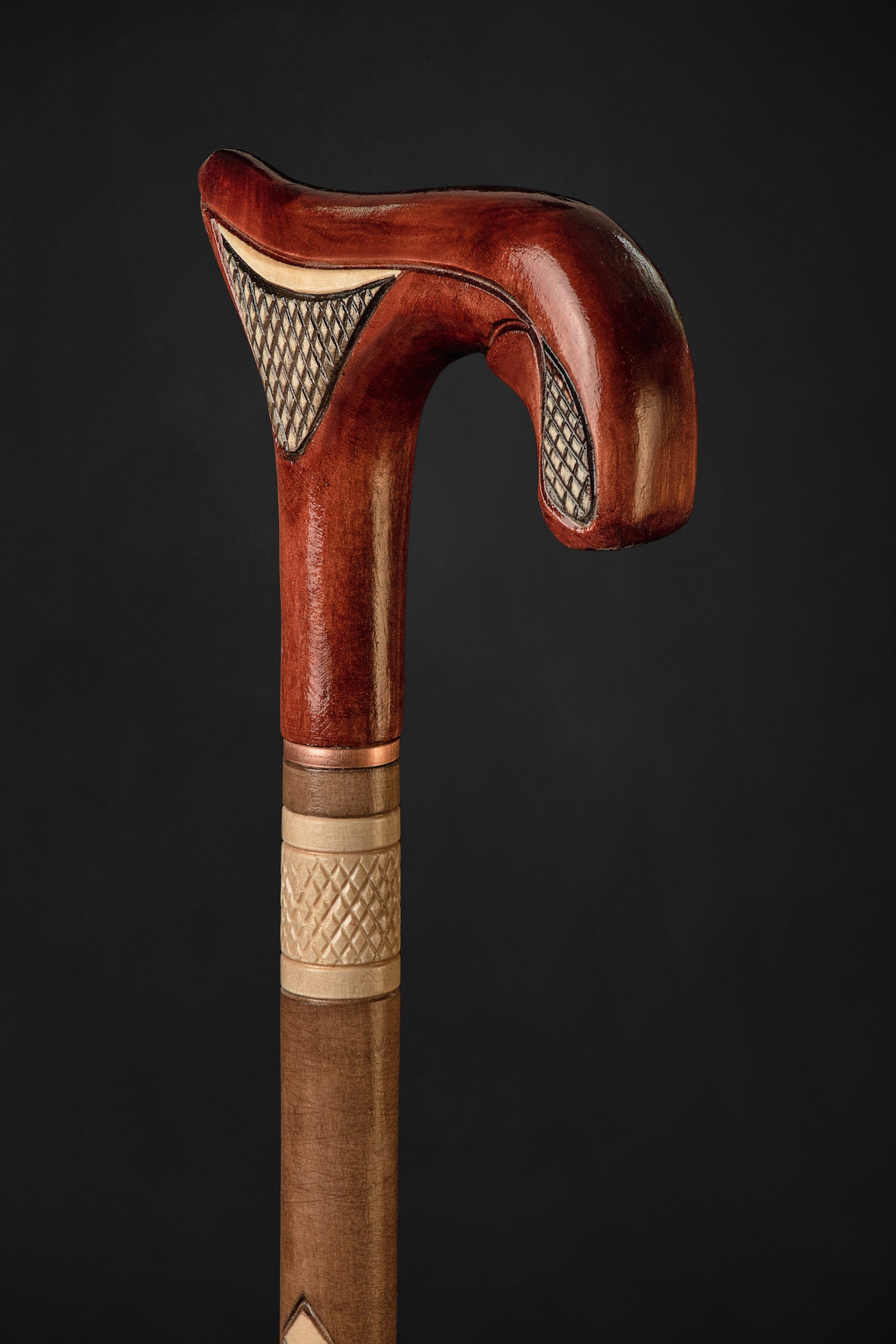 Walking Stick for Women for Stability Floral Design, Stylish Hand ...
