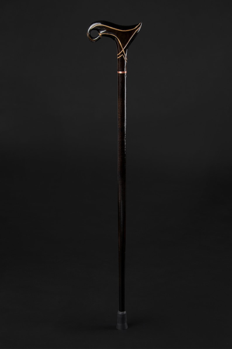 Classic Walking Stick for Elderly - Vintage Walking Cane With Rubber ...