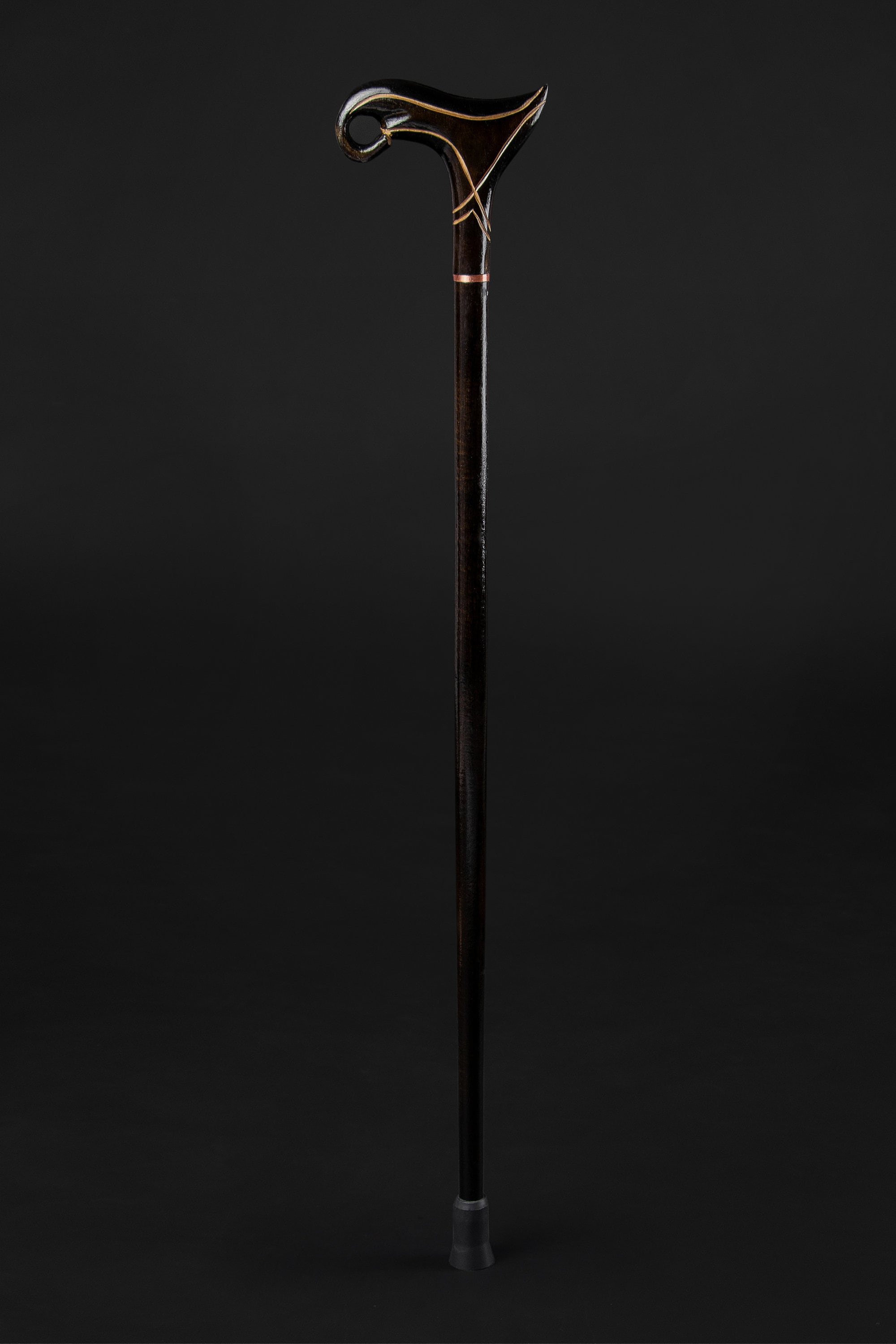Classic Walking Stick for Elderly - Vintage Walking Cane With Rubber ...