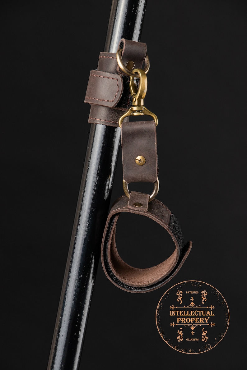 Leather Wrist Strap for Walking Cane, Wristband for Walking Sticks and ...