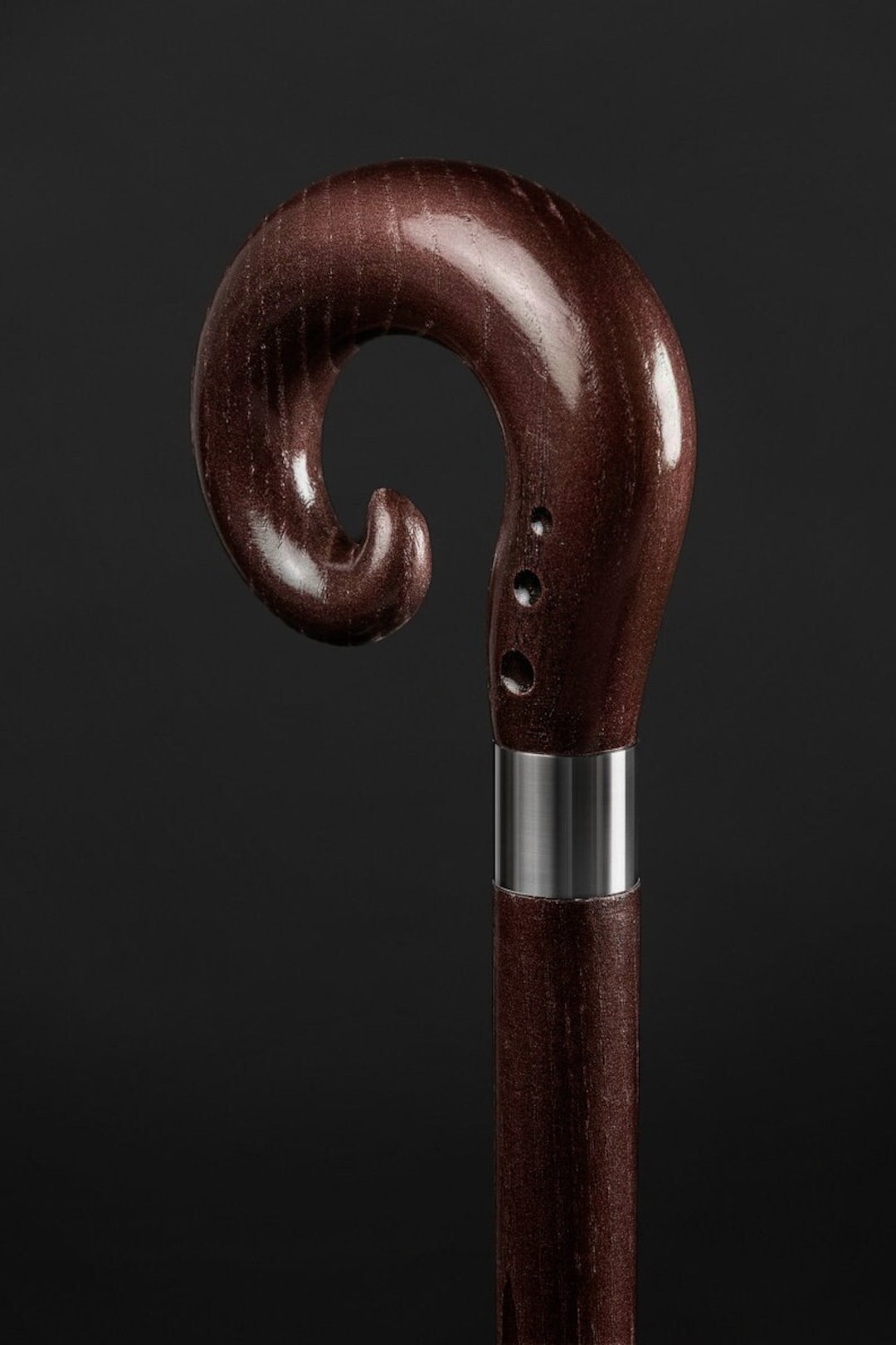 Artisan Walking Cane for Men - Color Dark Brown, Designer Walking Stick ...