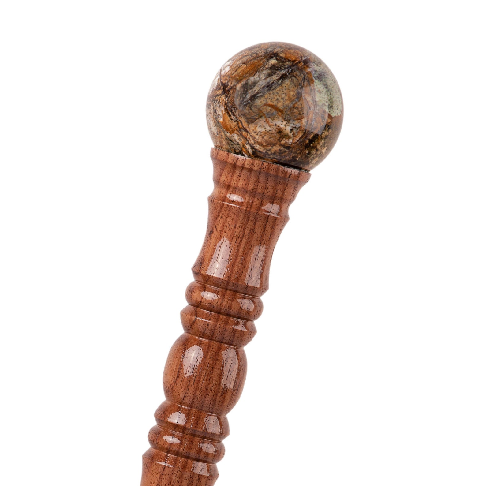 Sophisticated Look Knob Walking Cane Handle Boulder Opal Stone - Etsy