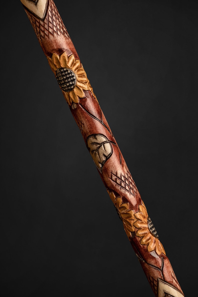 Walking Stick for Women for Stability Floral Design, Stylish Hand ...