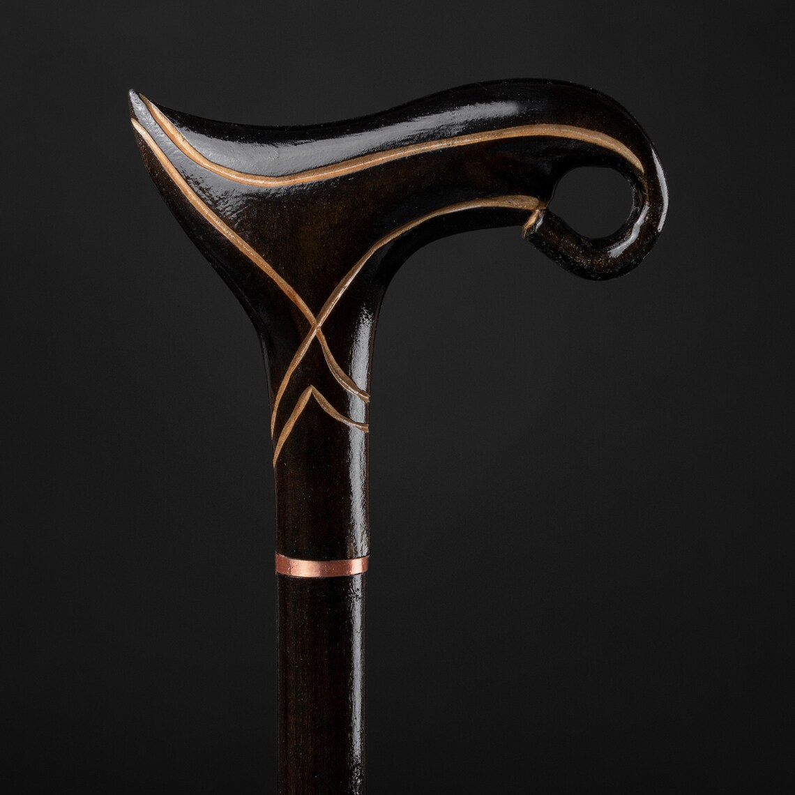 Classic Walking Stick for Elderly - Vintage Walking Cane With Rubber ...