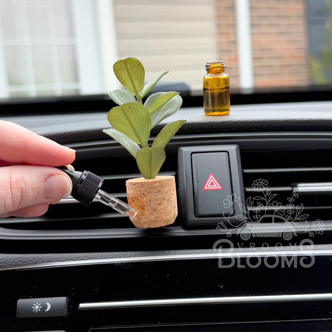 Fiddle Leaf Plant CAR AIR FRESHENER Plant Diffuser for Car | Car ...