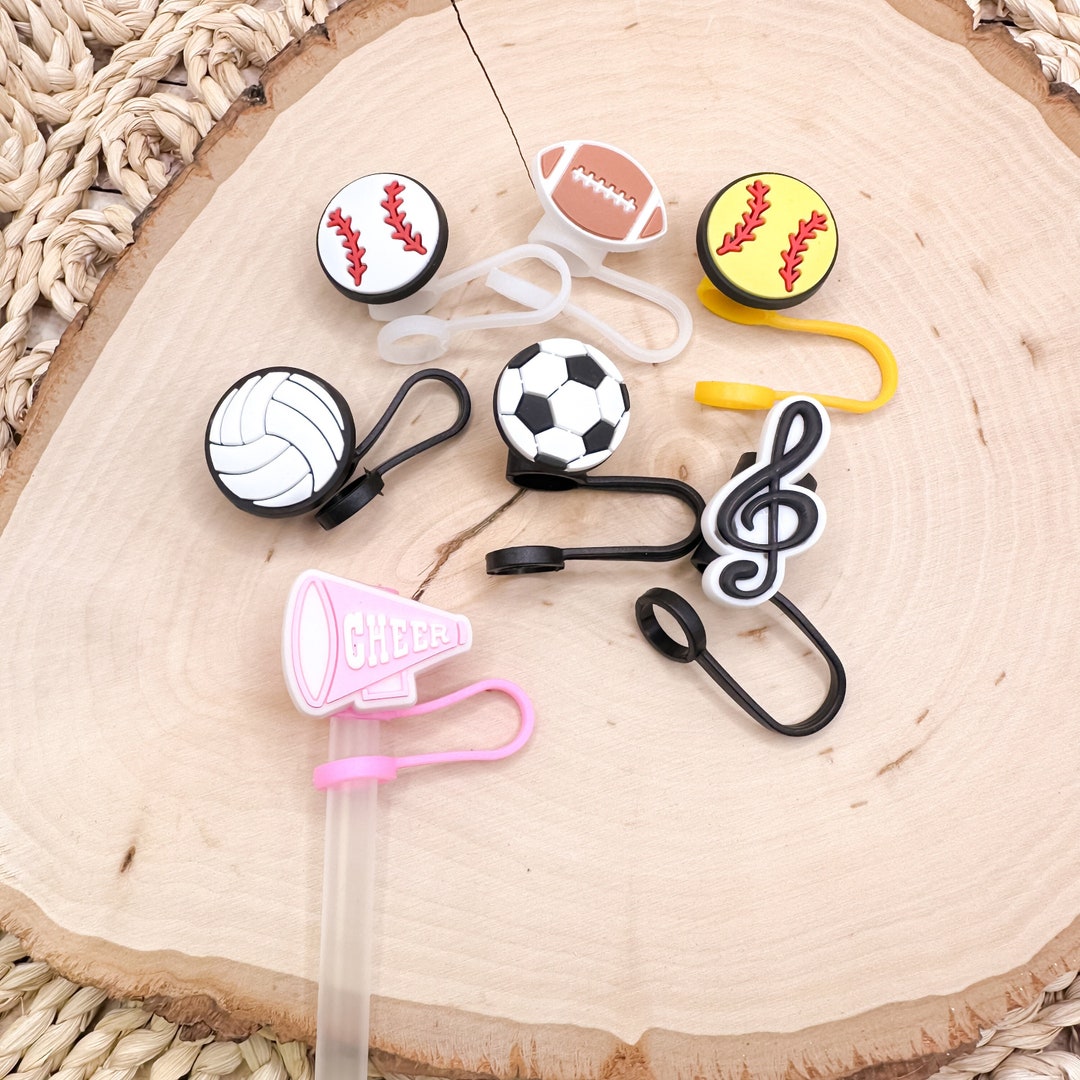 TUMBLER STRAW TOPPER Tumbler Accessories Straw Cover Fits 10mm Straw ...