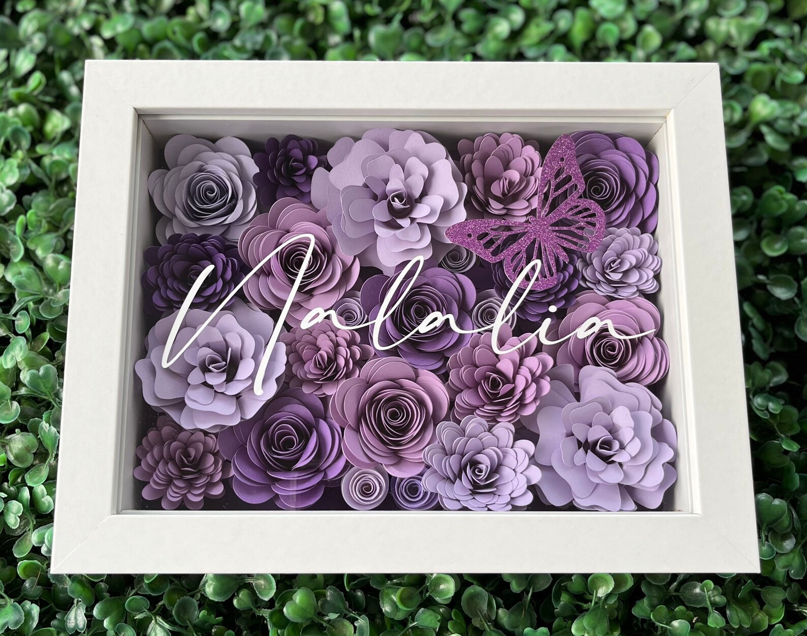 Mixed Flower Shadow Box - Etsy