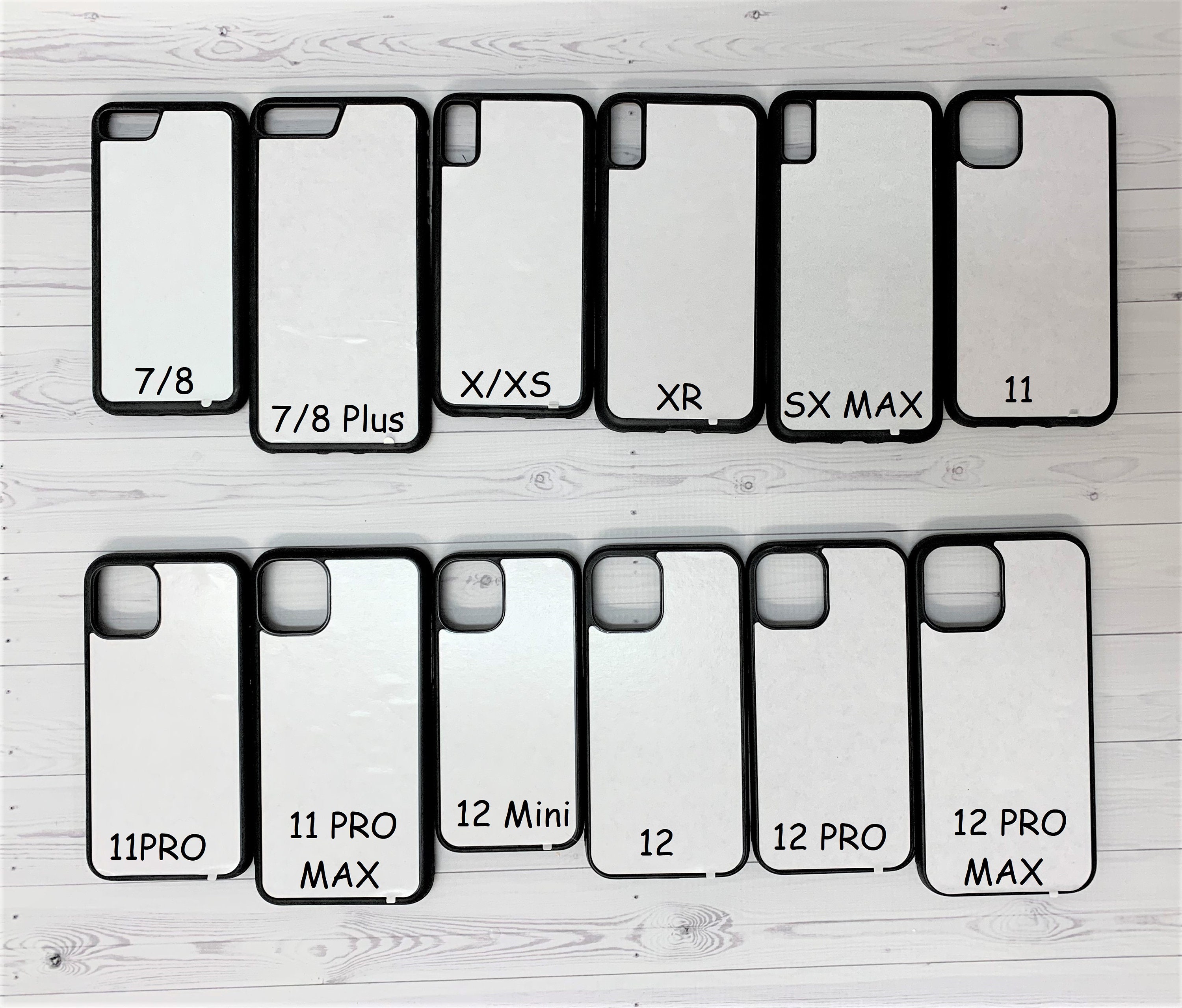 Iphone Sublimation Blank Case Apple 7/8 7/8 Plus X/XS XR SX - Etsy UK