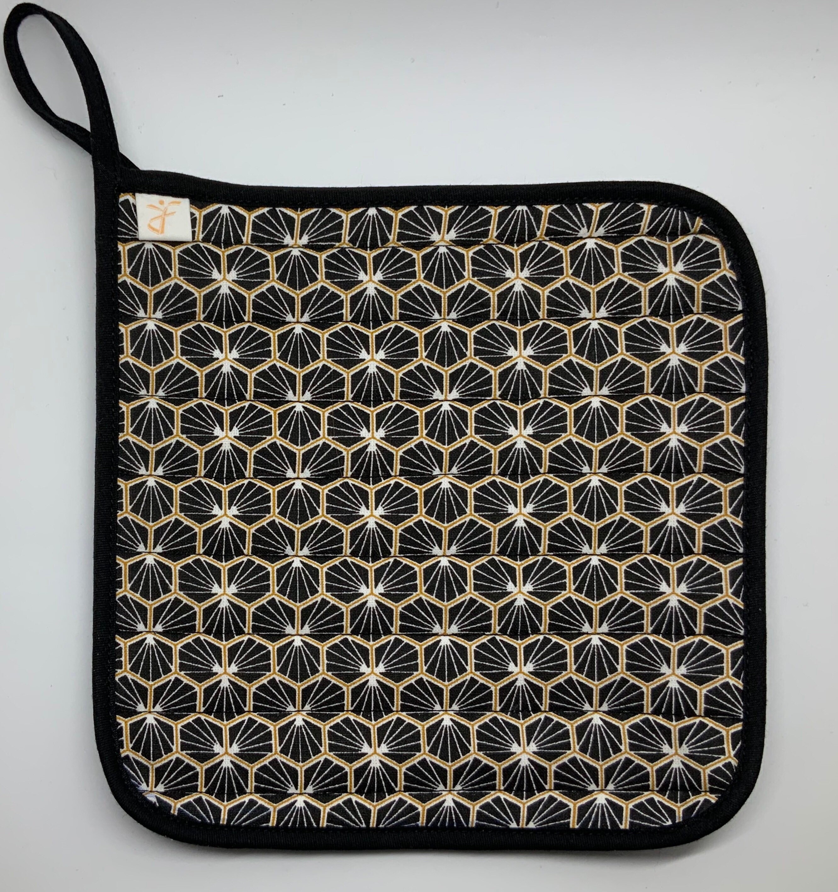 MANIQUE de cuisine dans beau tissu pensées graphiques | Etsy