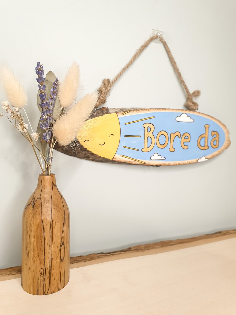 Bore Da Cymraeg Welsh Good Morning Sign Rustic Wooden Sign - Etsy UK