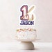 Rookie of the Year First Cake Topper, 1st Birthday Baseball Printable ...