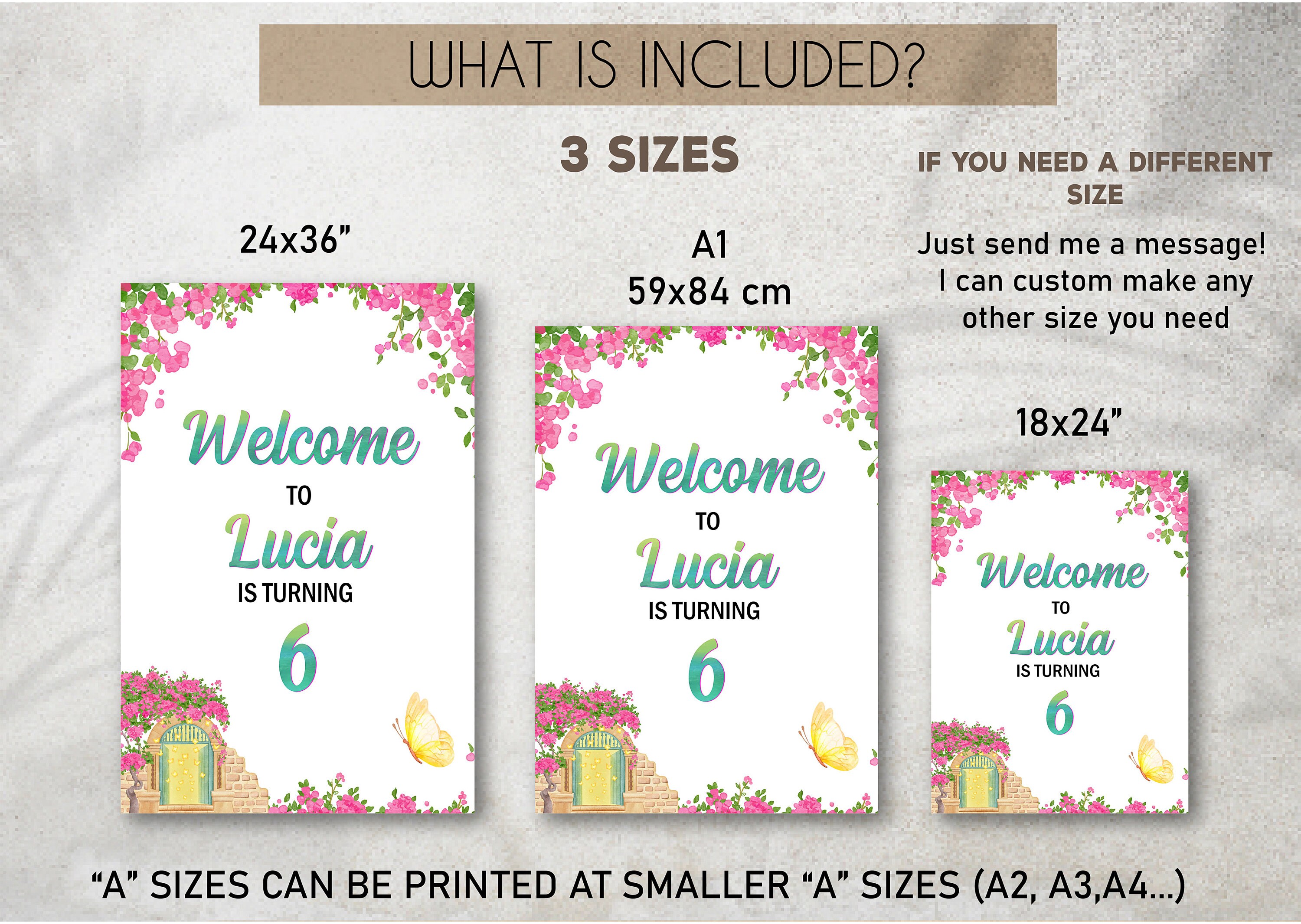 Encanto Welcome Sign,encanto Sign Printable, Encanto Editable Sign ...