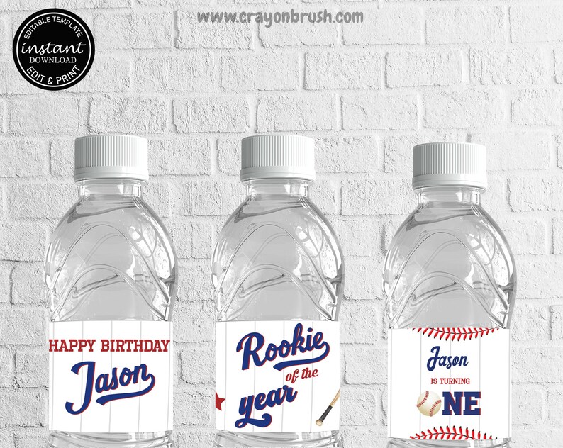 Rookie of the Year First Cake Topper 1st Birthday Baseball - Etsy