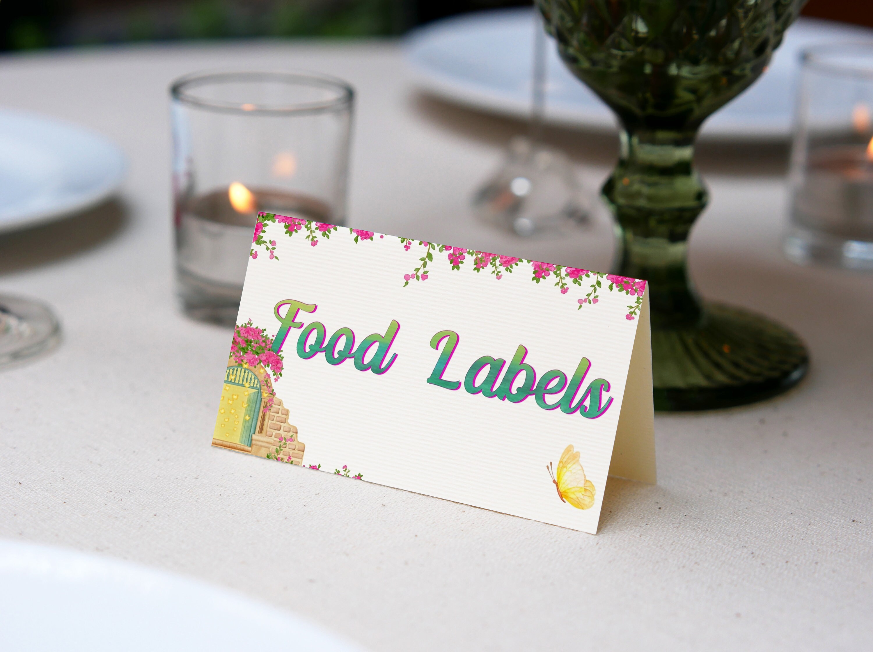Editable Encanto Food Labels, Encanto Birthday Food Cards, Encanto Tent ...