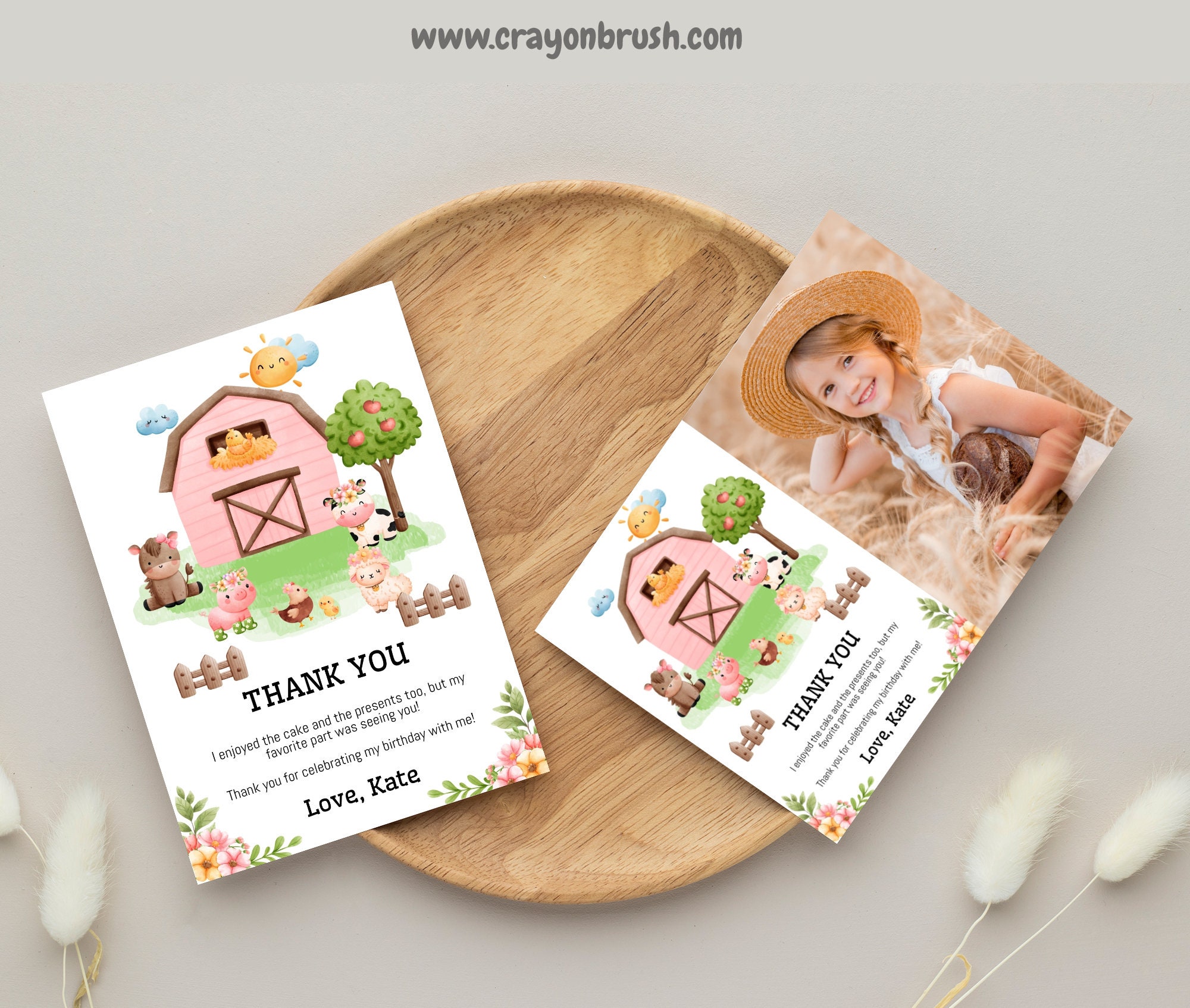 Farm Animals Kindergarten Labels Pack