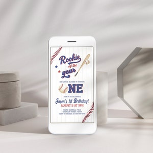 Rookie of the Year First Cake Topper 1st Birthday Baseball - Etsy