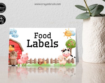 Cow Food Label Template - Etsy