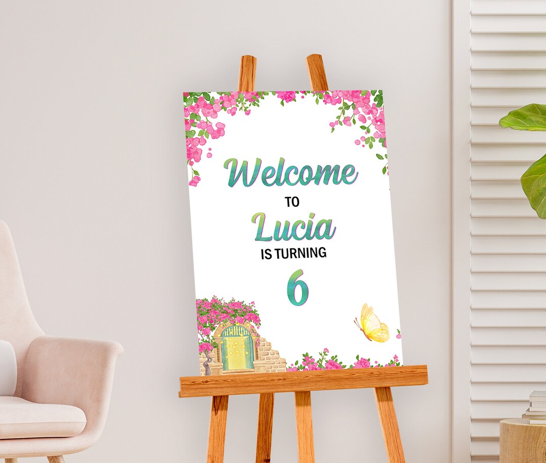 Encanto Welcome Sign,encanto Sign Printable, Encanto Editable Sign ...