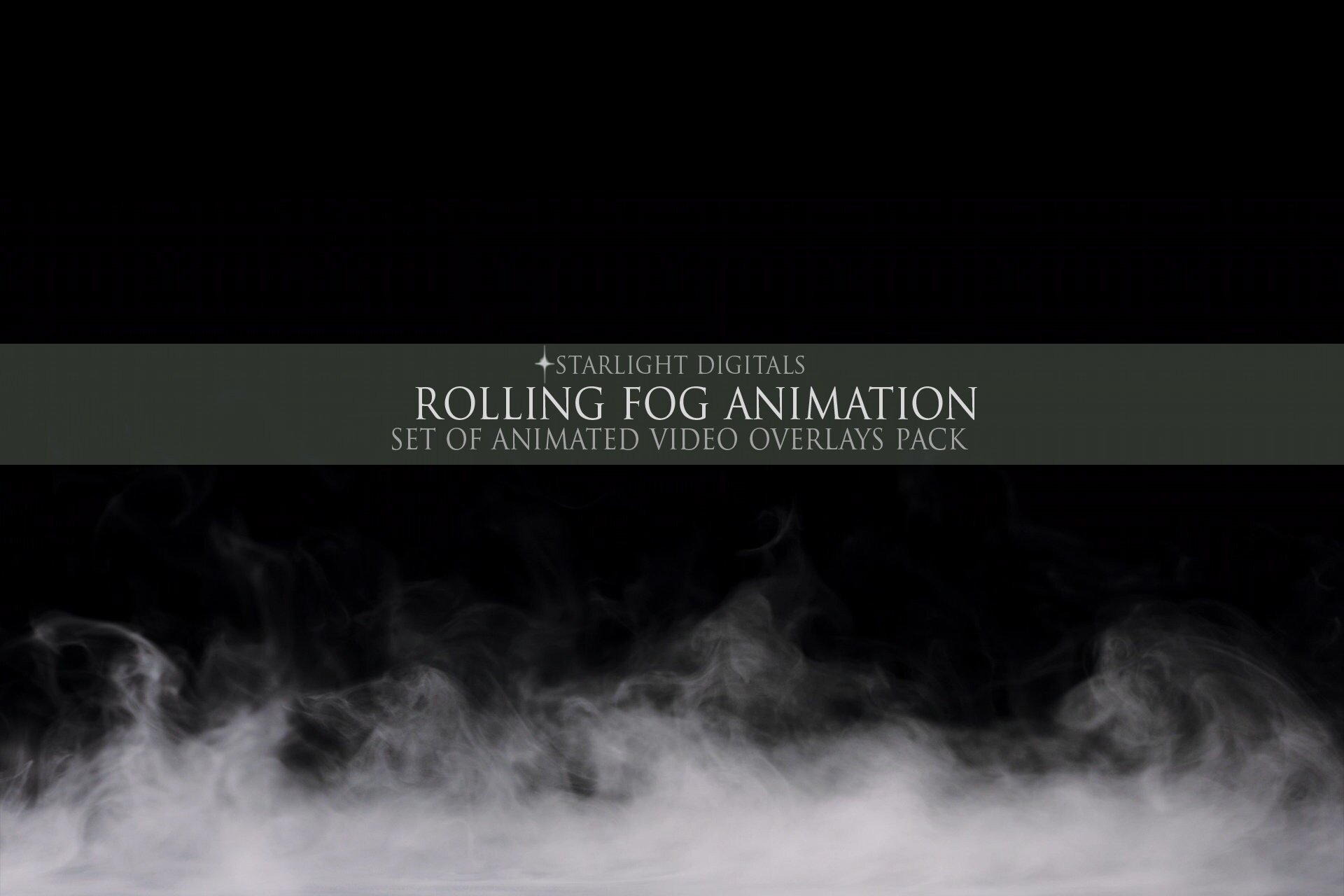 Halloween Fog Animation Overlay Set of 8 Halloween Video Overlays ...