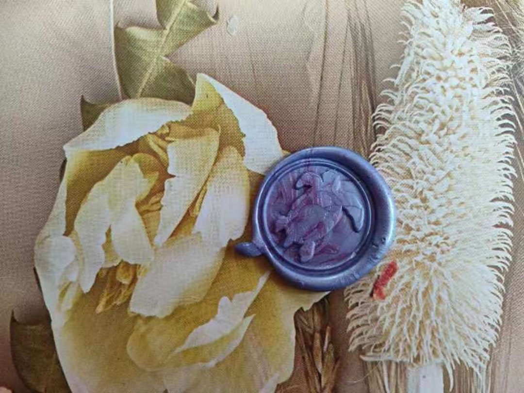 Cute Sea Turtle Wax Seal Stamp/sea Turtle Wax Sealing Kit /birthday ...