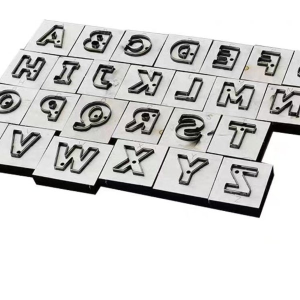 Alphabet Die Cut - Etsy