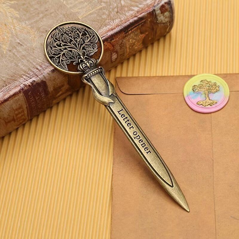 Metal Letter Opener /envelop Opener /gold and Silver Letter - Etsy Canada