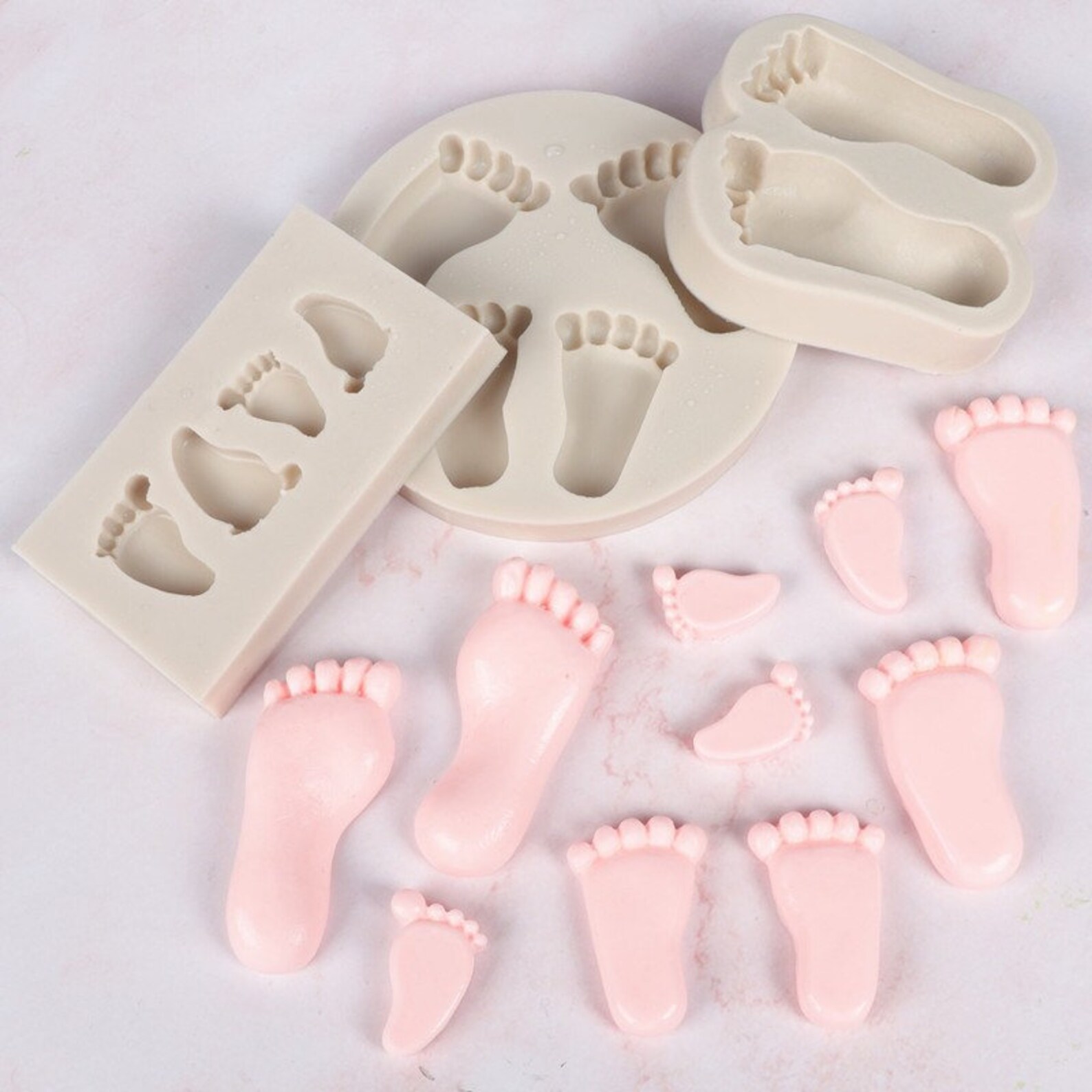 DIY Baby Foot Silicone Mould /baby Hands Cake Mould/footprint - Etsy