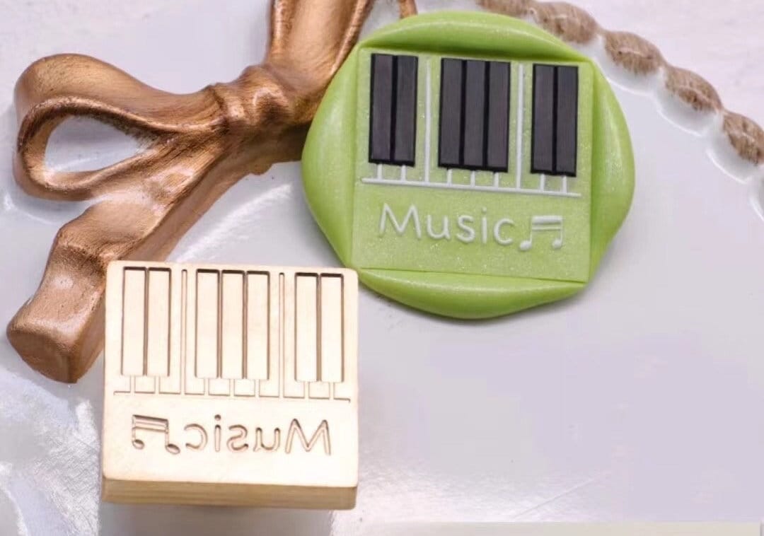 3D Music Note Wax Seal Stamp/piano Key Wax Sewing Kit /birthday Gift ...
