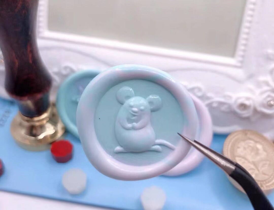 3D Mouse Wax Seal Stamp/litter Mouse Wax Seal Stamp/birthday Gift Wax ...