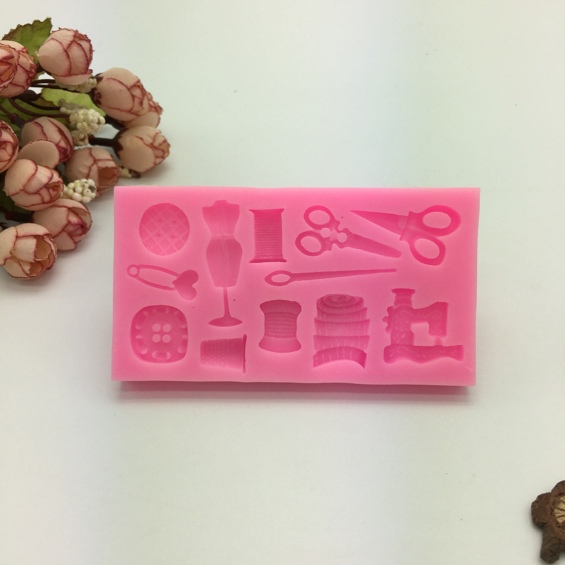 DIY Scissors Silicone Mouldsew Machine Cake Mould tapeline - Etsy