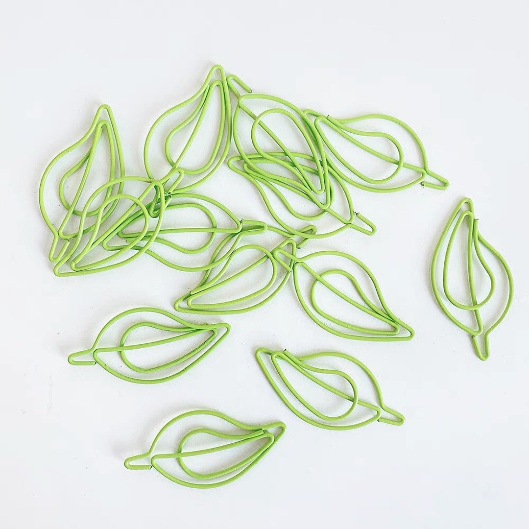 DIY Leave Paper Clips /leaf Metal Clips/plant Paper Clips /office ...