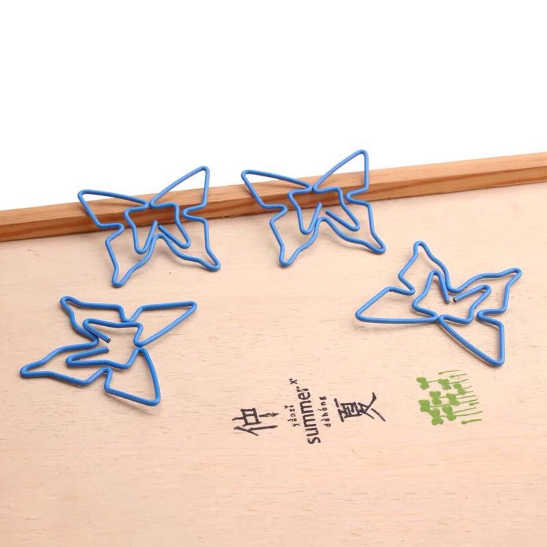 Blue Butterfly Paper Clips /butterfly Metal Paper Clips/metal Paper ...