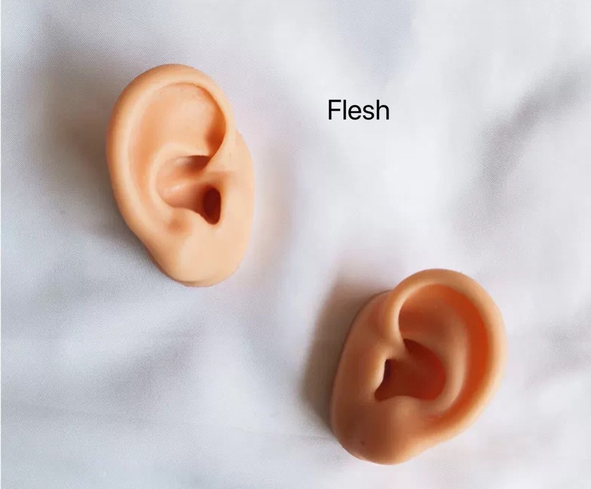 DIY Colorful Ears Silicone Mouldbody Jewelry Ears Prosthetic | Etsy