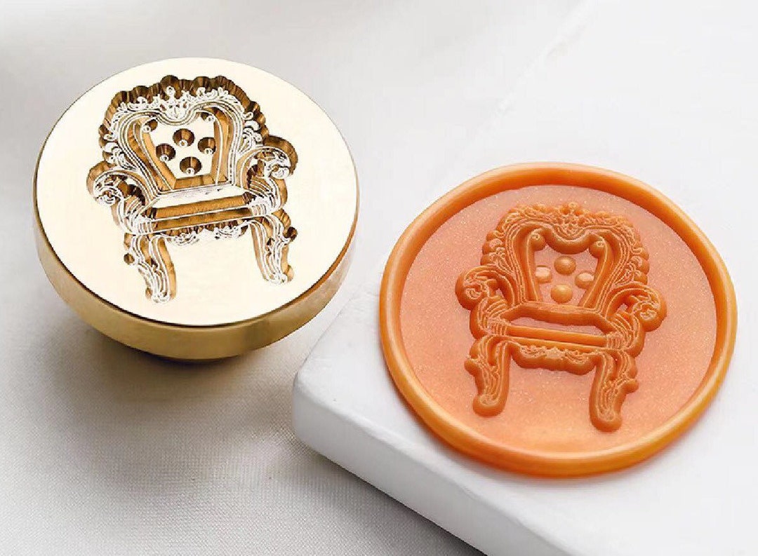European Style Chair Wax Seal Stamp: Envelope Seals (25mm) - Etsy