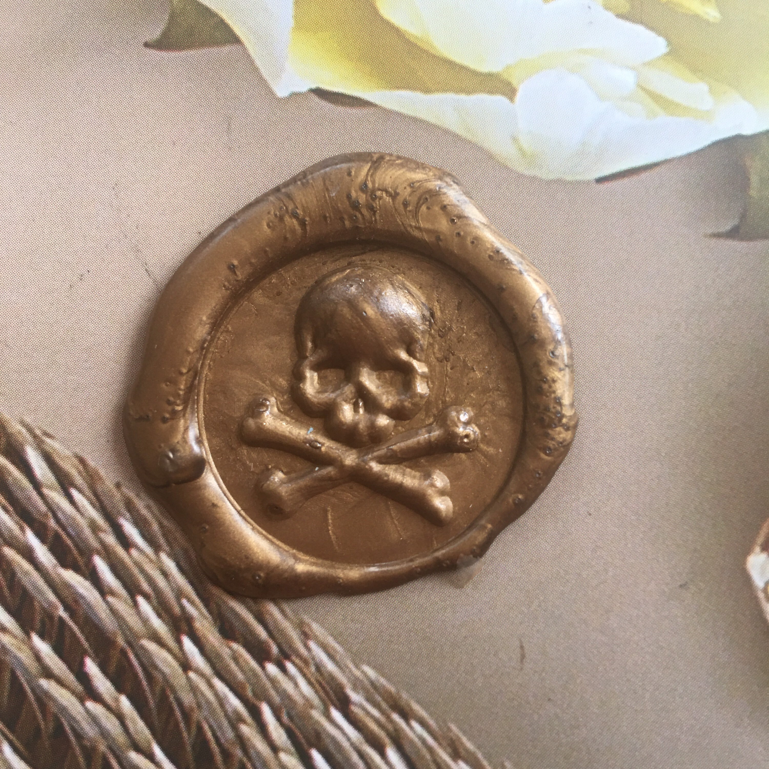 3D Skull Wax Seal Stamp/skull Head Wax Sealing Kit /3D | Etsy