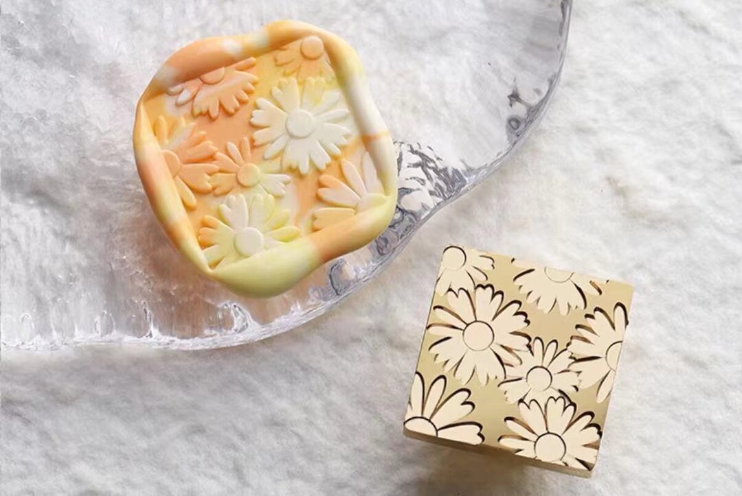 Multilevel Daisy Wax Seal Stamp/sunflower Wax Seal Stamp/daisy Flower ...